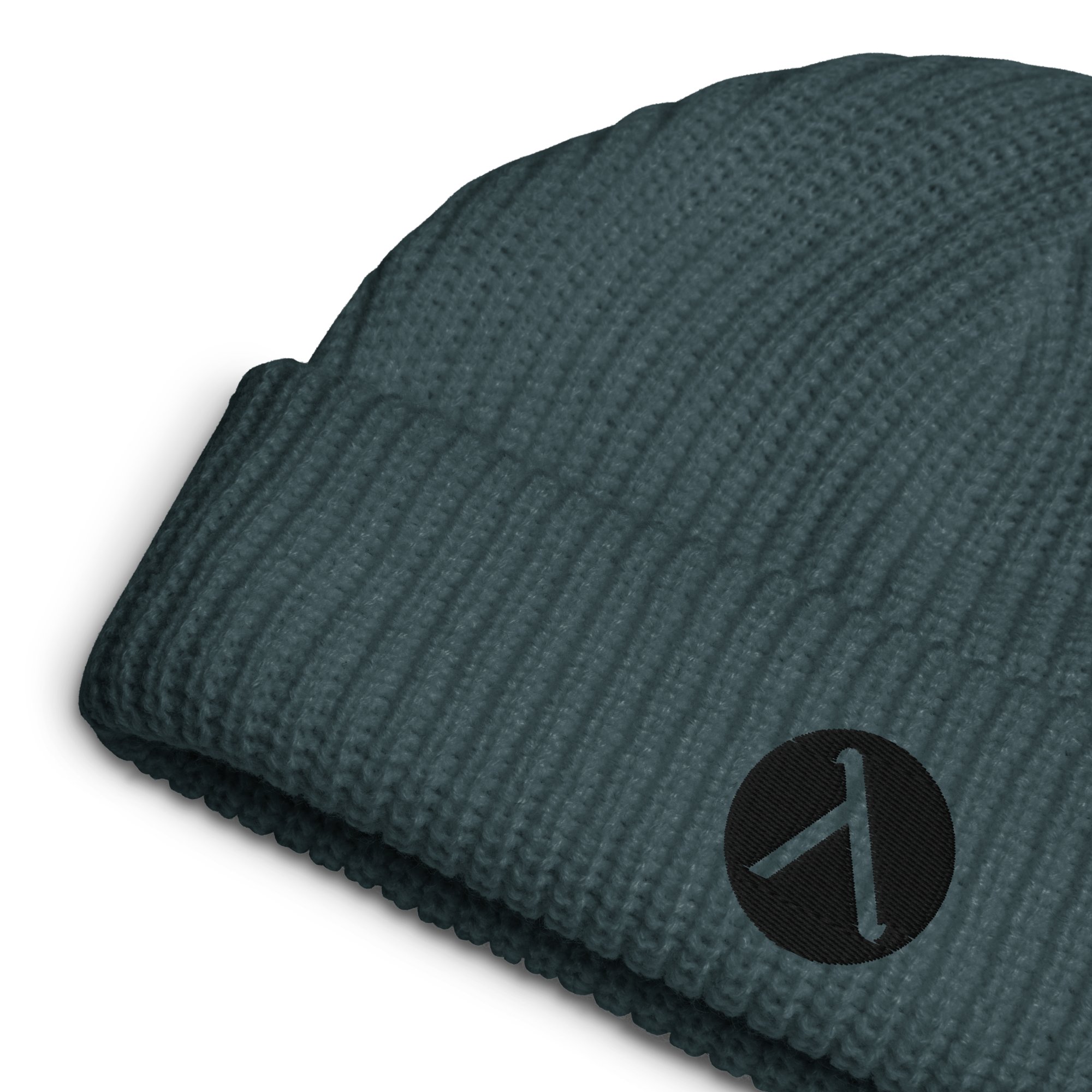 Ribbed Beanie - Black Logo – Logos Components